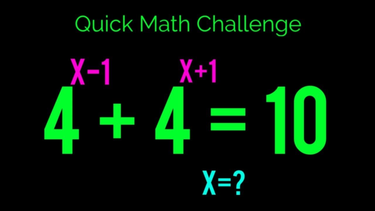 Math Algebra Solutions ️ | Find the Value of X in this Equation ️ - YouTube