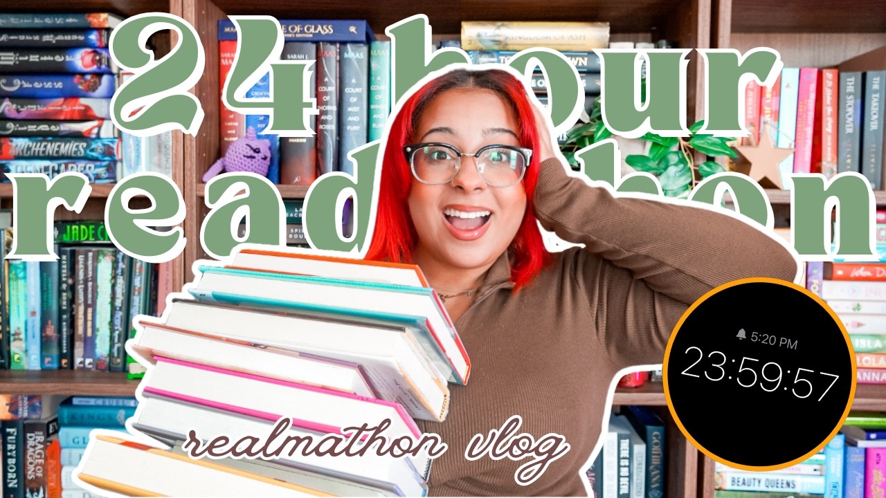 i tried reading for 24 hours during a 48-hour readathon ⏰📖 | realmathon ...