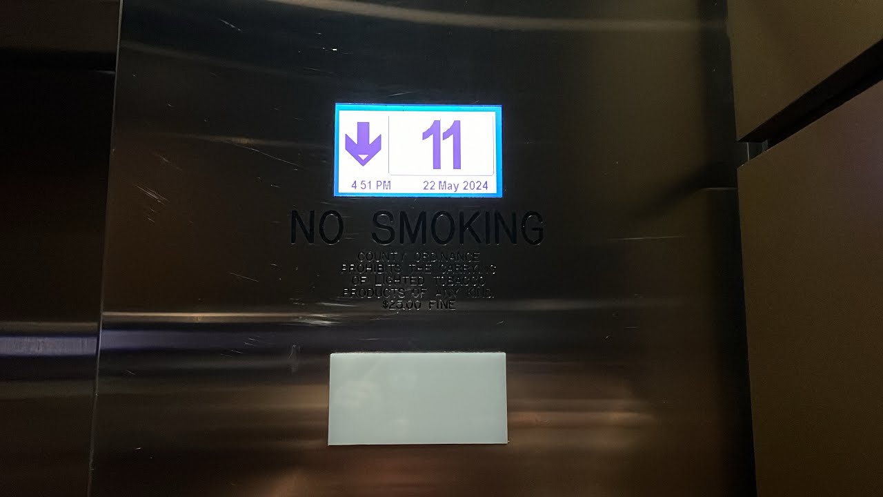 Glitchy Schindler Modded Elevators in Arlington VA - YouTube