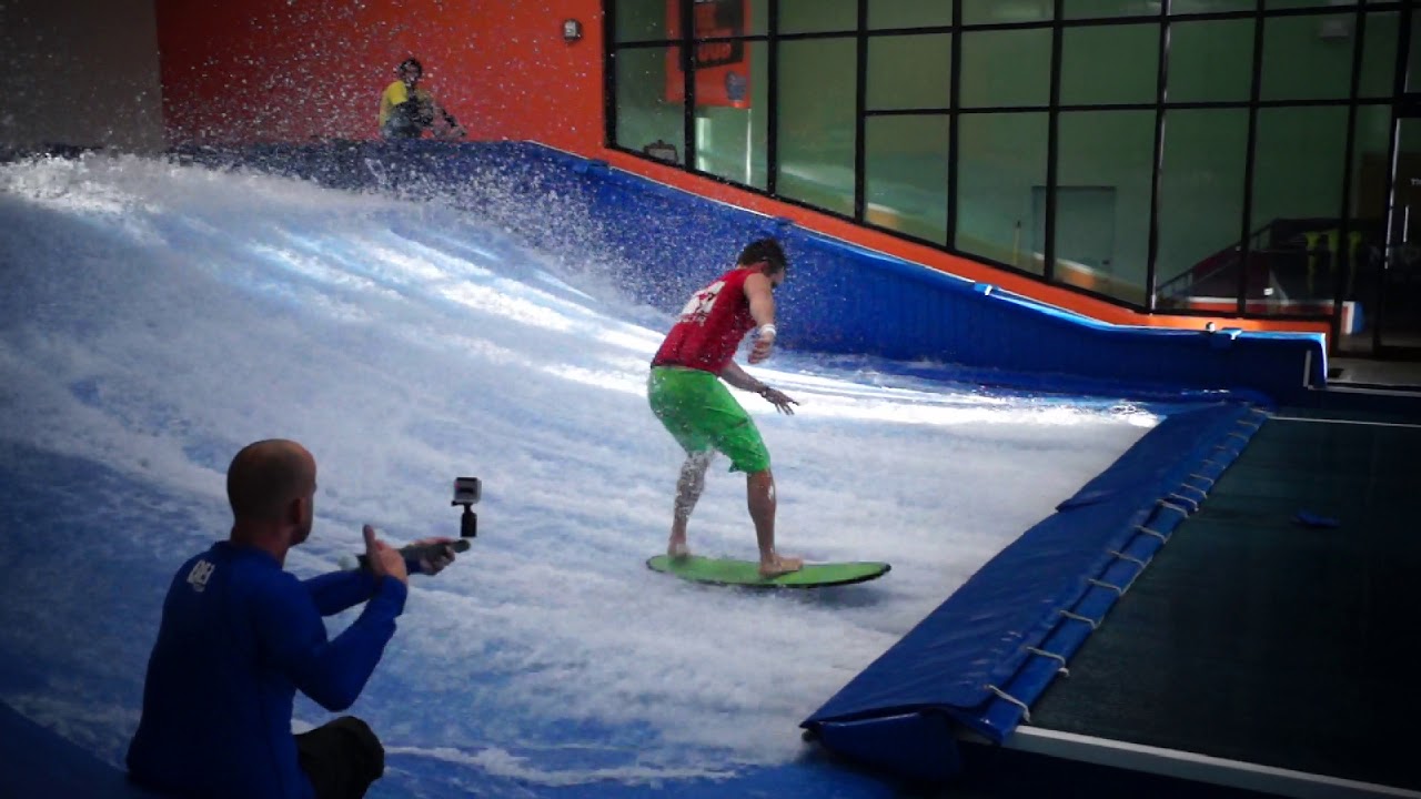 Gilberto on the FlowRider at Fantasy Surf Orlando Florida Resort Pro ...