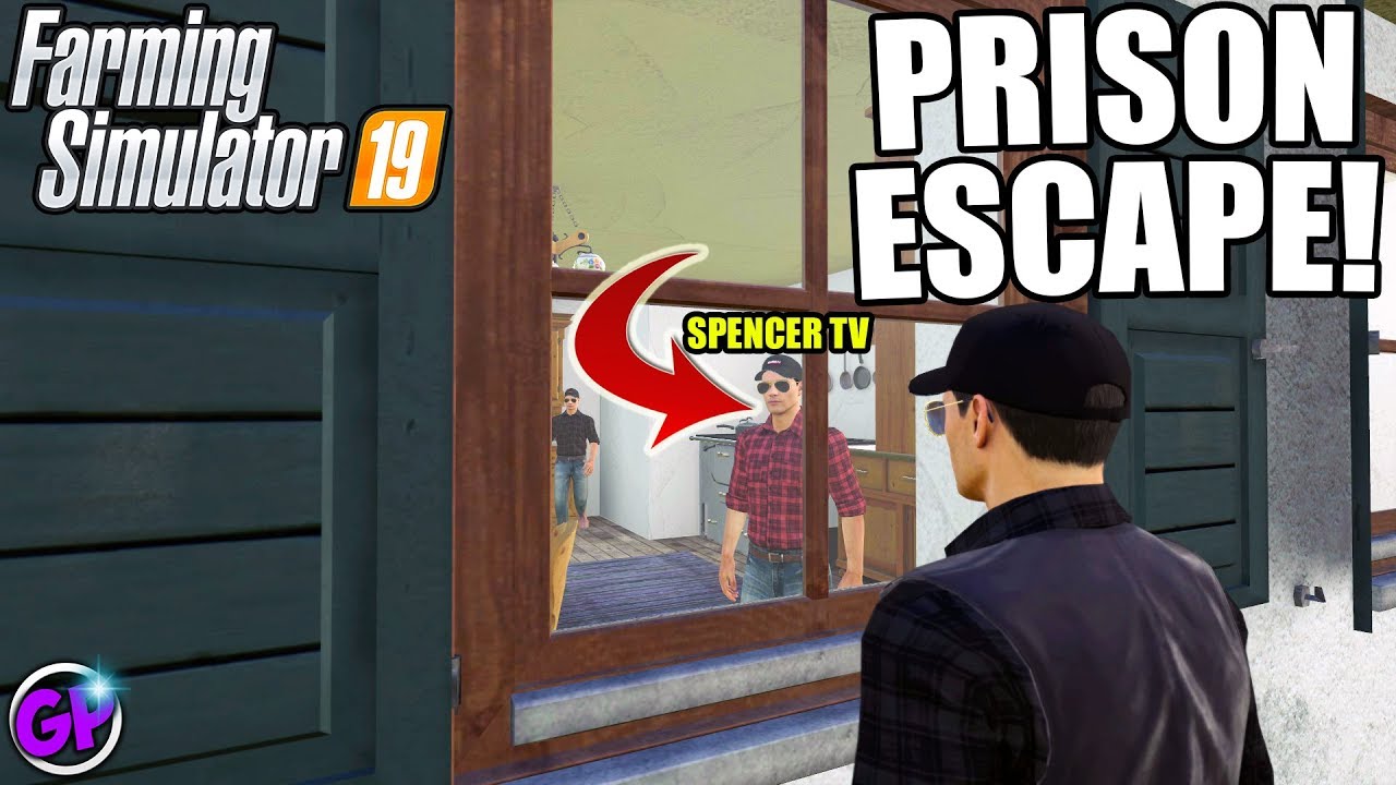 SPENCER TV FS19 ARRESTED ESCAPE PRISON FARMING SIMULATOR 19 MULTIPLAYER ...