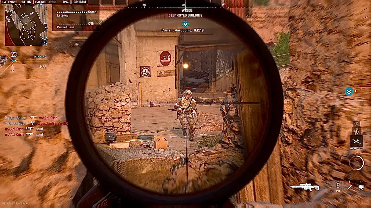 Camping and Hard Scoping with a Sniper! Full Gameplay Call of Duty Modern Warfare 2 - YouTube