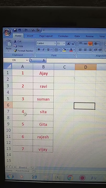 For Beginners Best Trick of row in Excel. #excel #mstechtricks #trending #microsoftoffice. - YouTube