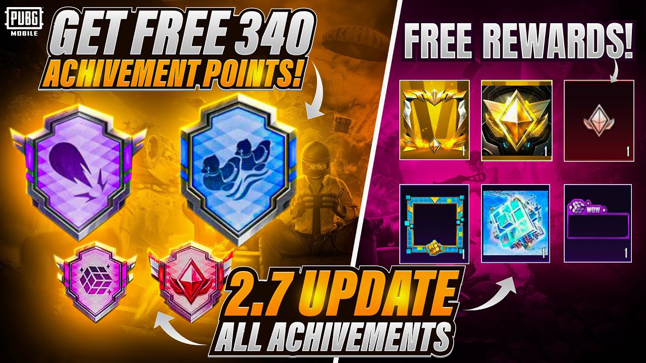 Get Free Rewards For Everyone | Free Achievement Points| 2.7 Update All ...