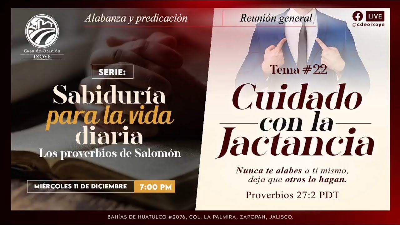Tema 22 Cuidado con la Jactancia - Hno. Andres Ornelas - YouTube