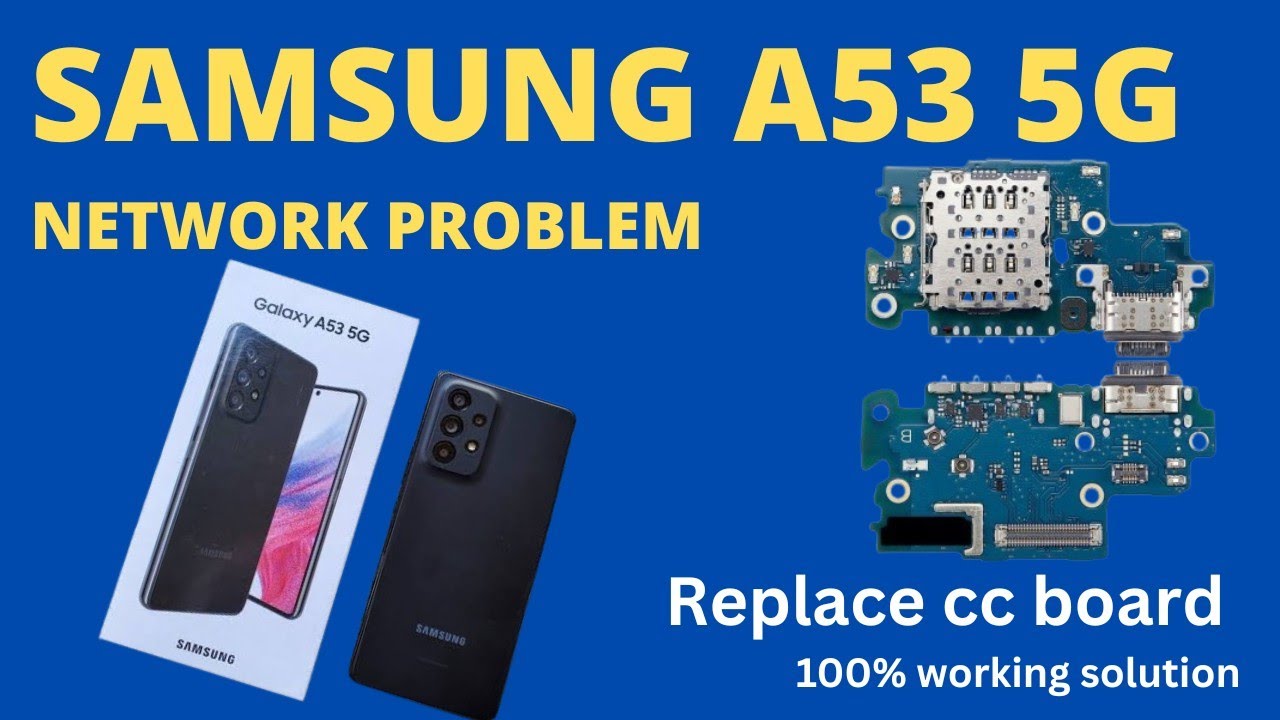 Samsung A53 5G No Network | SIM Not Working Problem Solved | Live ...