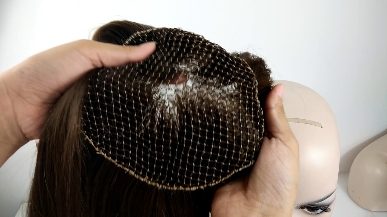 Integration hairpieces hair Pull though, long hair for women - YouTube
