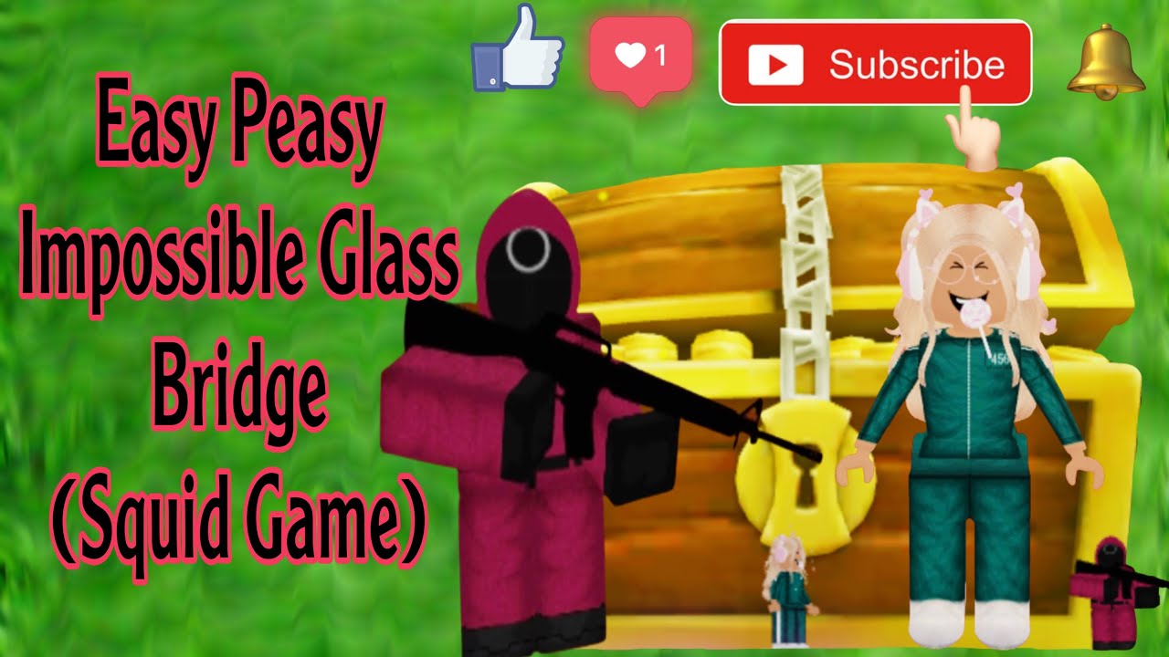 IMPOSSIBLE GLASS BRIDGE ROBLOX EASY PEASY | SQUID GAME | OBBY - YouTube