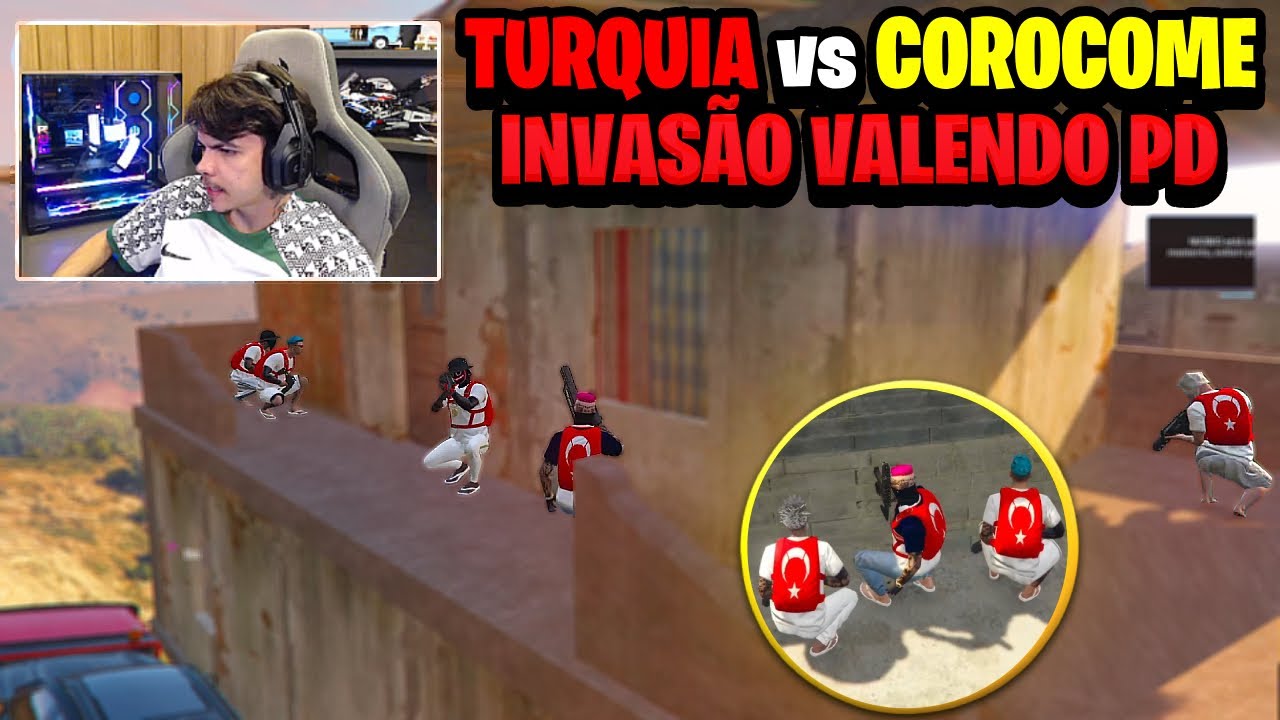 INVASÃO VALENDO PD | TURQUIA X COROCOME | BK RECUPEROU A FAVELA ...