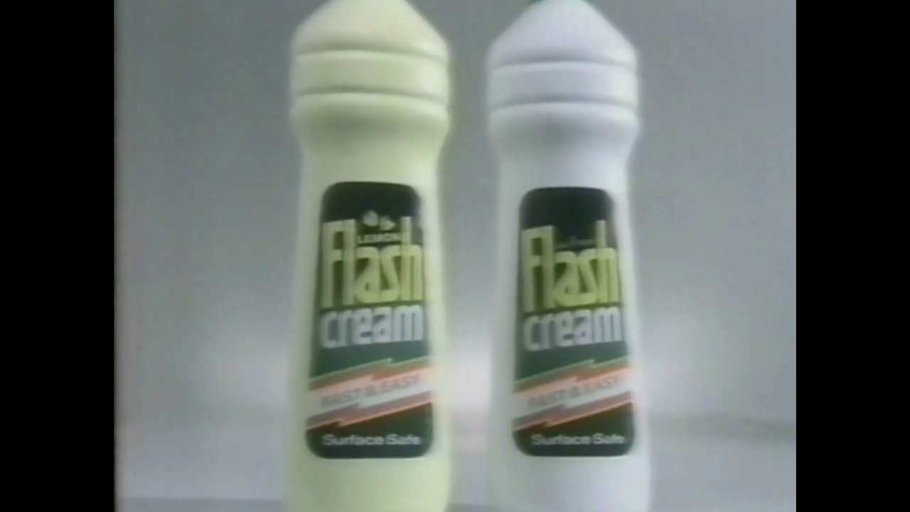 Flash Cream, Wipe out dirt in a flash, TV Commercial 1992 - YouTube