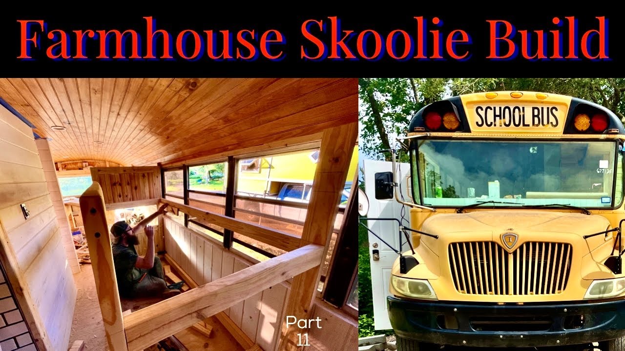 Modern Farmhouse Skoolie Build - School Bus Conversion - Custom ...