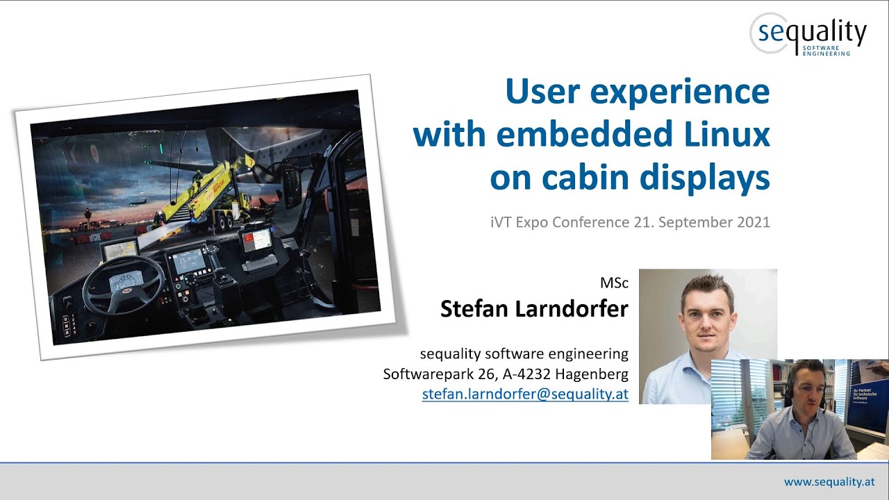 User experience with embedded Linux on cabin displays - YouTube