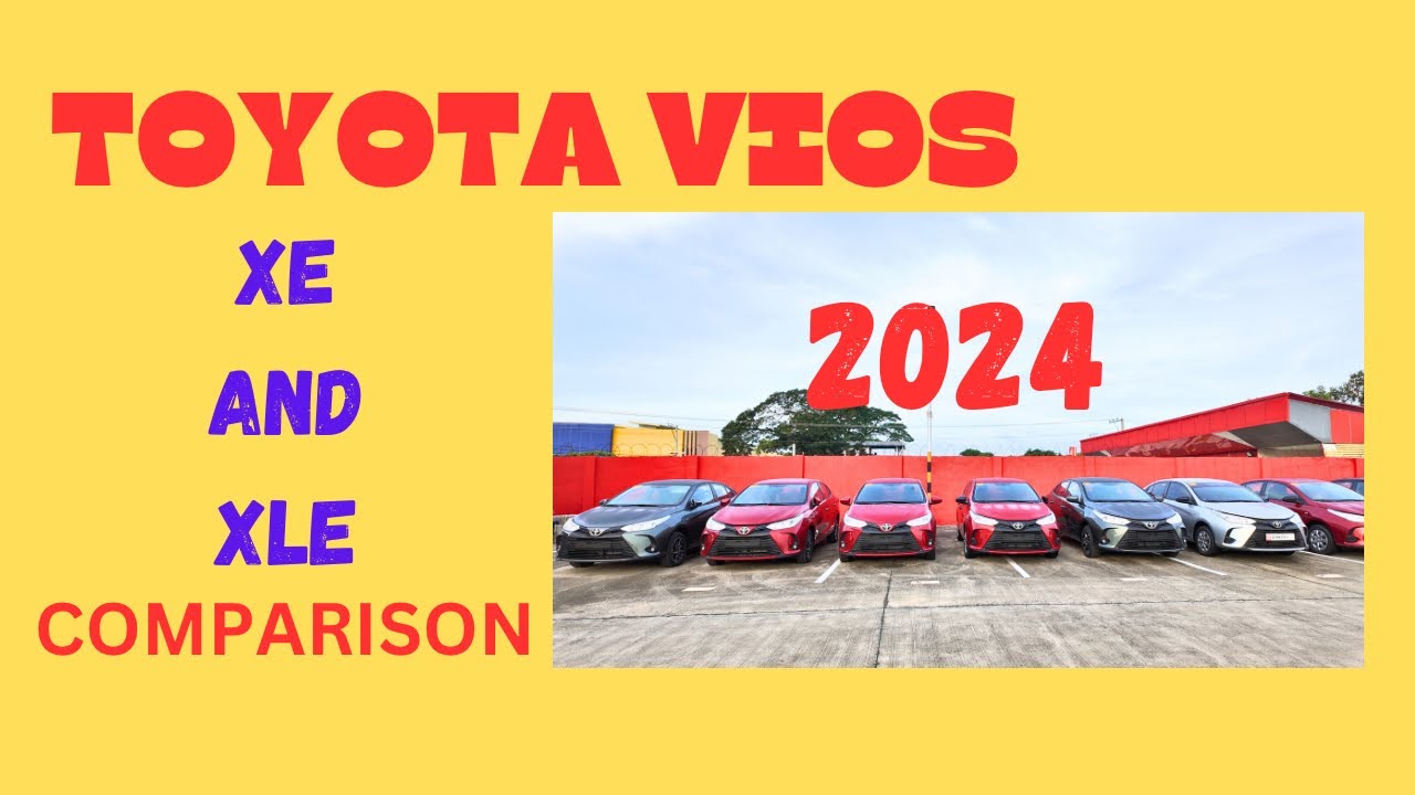 2024 Toyota Vios XE and XLE Comparison - YouTube