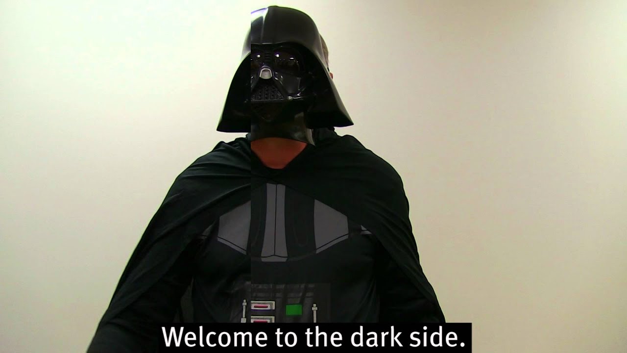 How to sign ‘Welcome to the dark side’ in British Sign Language - YouTube
