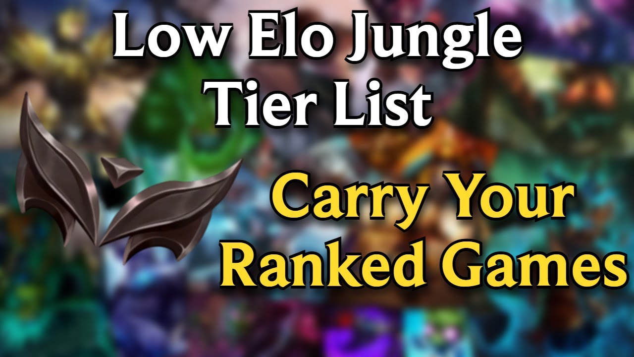 The ULTIMATE Low Elo Jungle Tier List (Iron–Silver) – Patch 15.13 - YouTube