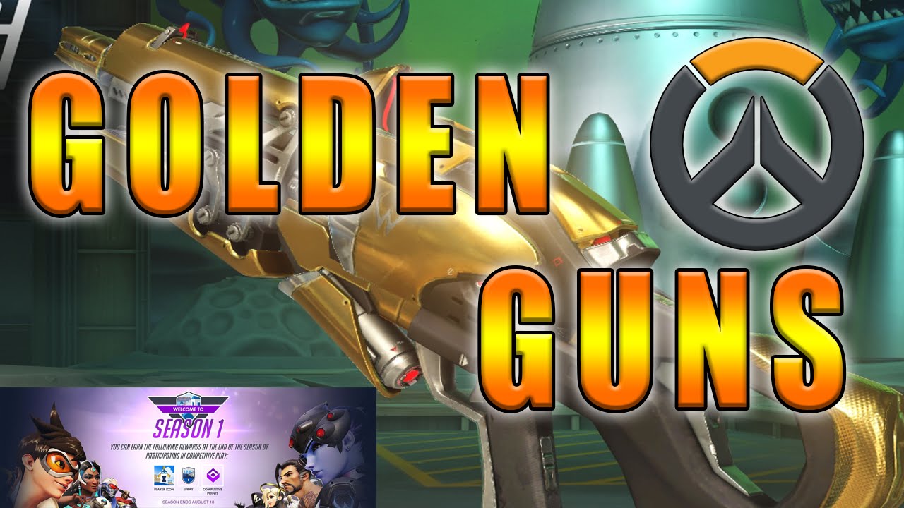 How to Get Golden Guns in Overwatch!!! - YouTube
