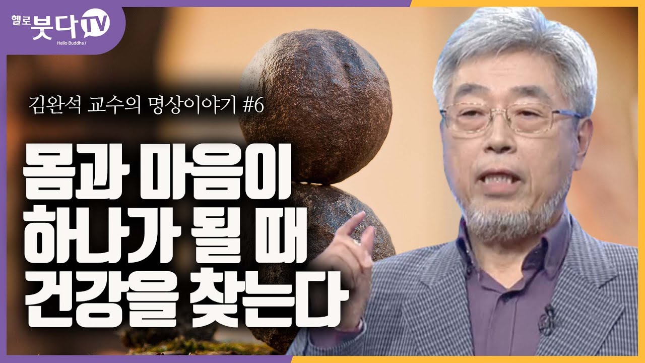 몸과 마음이 하나가 될 때 건강을 찾는다 몸 가는데 마음 가라 심리상담 심리안정 명상 마음공부 김완석 교수의 명상
