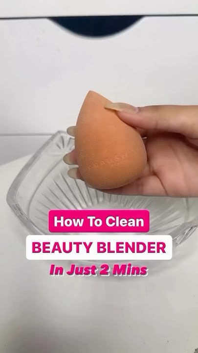 How to clean beauty blender #beautyblender #makeup #makeuptips #makeuptutorial #makeuphacks #fyp ...