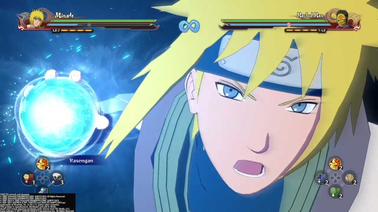 Naruto Storm 4 ROAD TO BORUTO All Minato moveset/combos - YouTube
