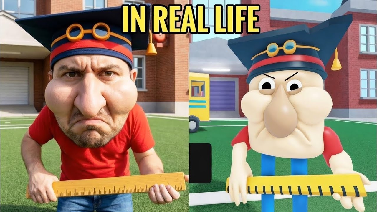 🔥-“ EPIC OBBY ESCAPE FROM SCHOOL in real life - all bosses in the new ...