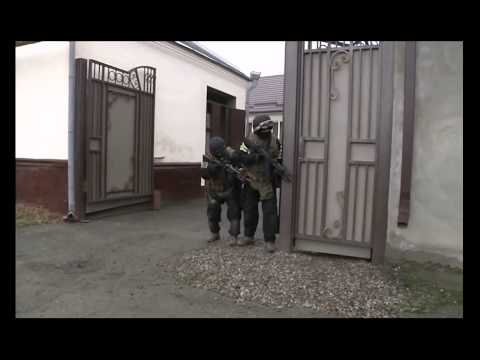 TsSN FSB and MVD Spetsnaz - Special Operation in Dygulybgey, Russia 12/18/14