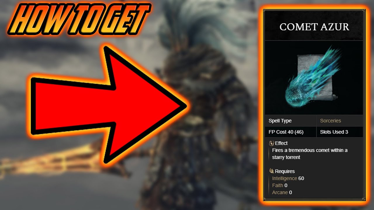 Elden Ring How To Get Comet Azur - YouTube