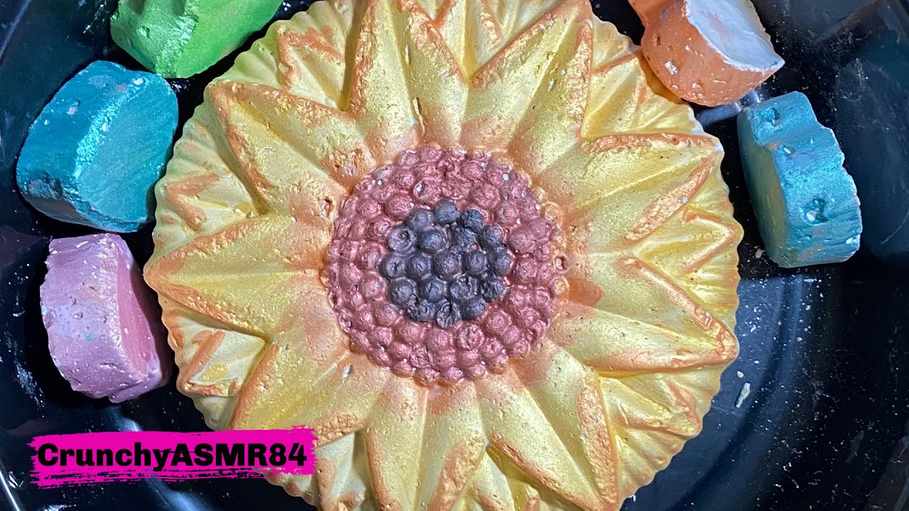 Gym Chalk Sunflower Crush | ASMR - YouTube