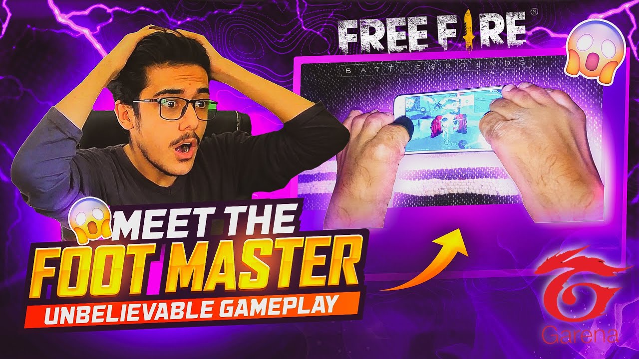 How This Guy Dominates Free Fire with His Feet! 😱 | Meet the Foot ...