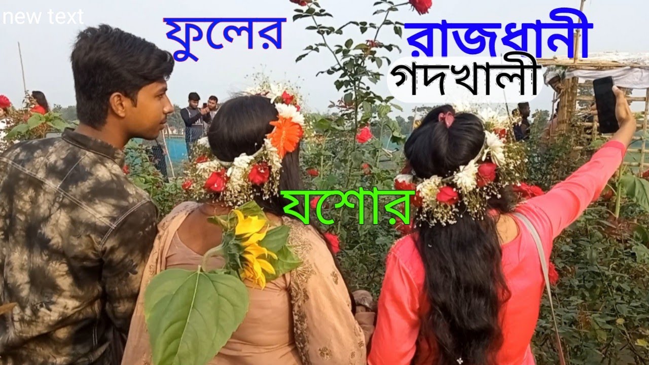 godkhali flower garden | godkhali tour | godkhali flower market- ফুলের ...