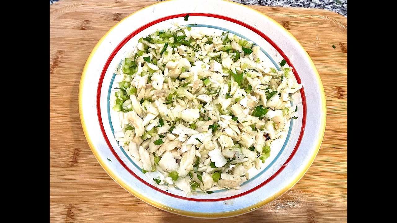 Baccala Salad Recipe Italian Christmas Eve - YouTube