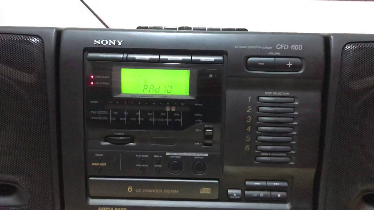 Micro System Sony CFD-600 - YouTube