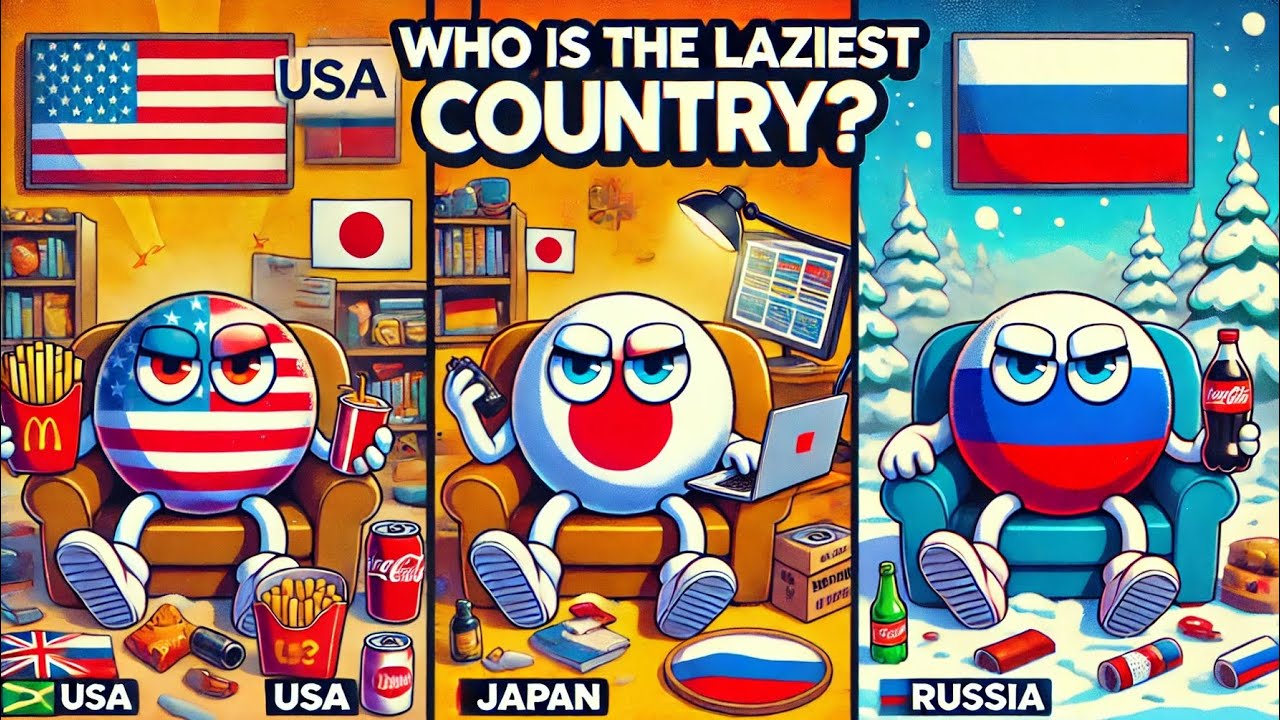 Who is the laziest country?" USA Japan and Russia | The World’s Laziest ...