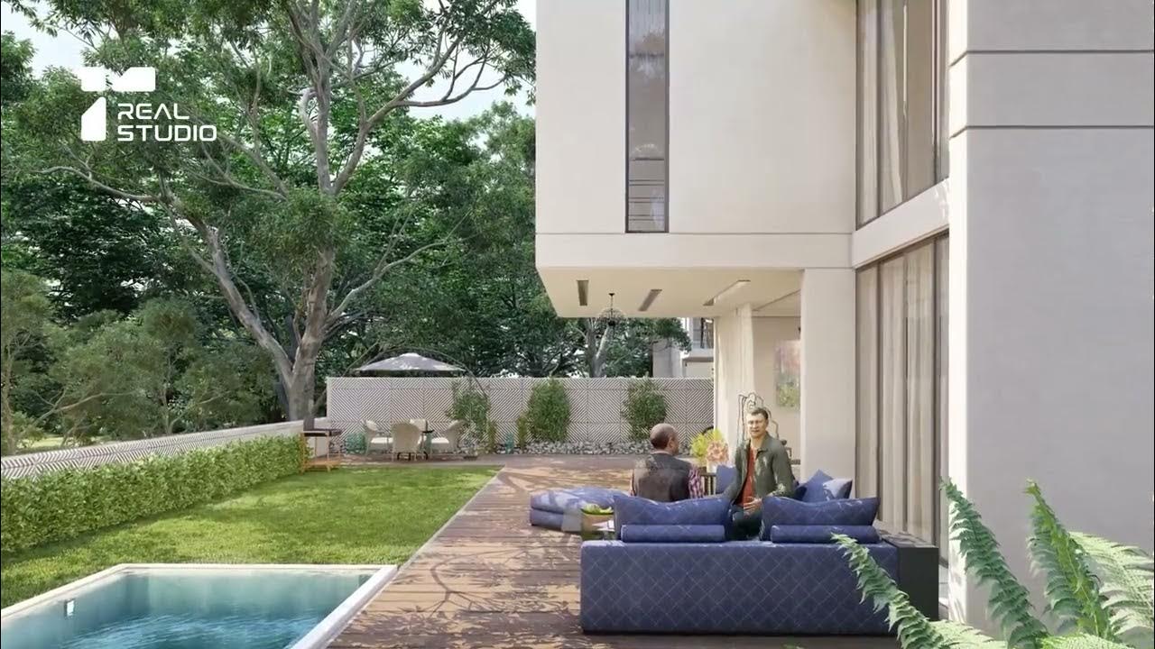 Photorealistic Modern House Walkthrough 3D Animation - YouTube