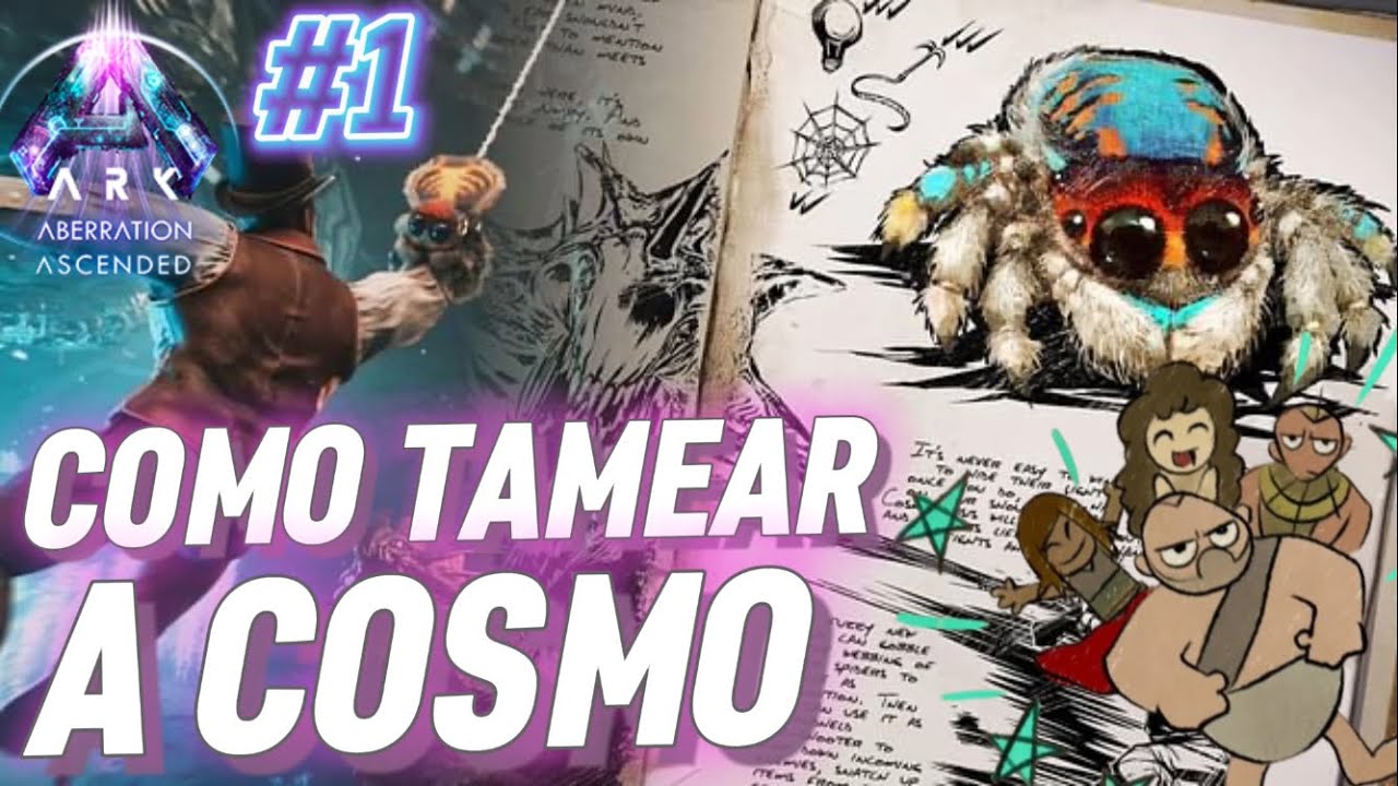ARK ASCENDED #01 Como tamear a Cosmo Viajar entre mapas sobrevivir ...