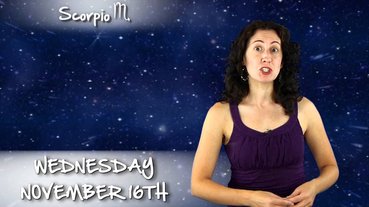 Scorpio Week of November 13th 2011 Horoscope - YouTube