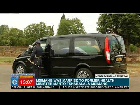 Mendi Msimang laid to rest in Pretoria - YouTube
