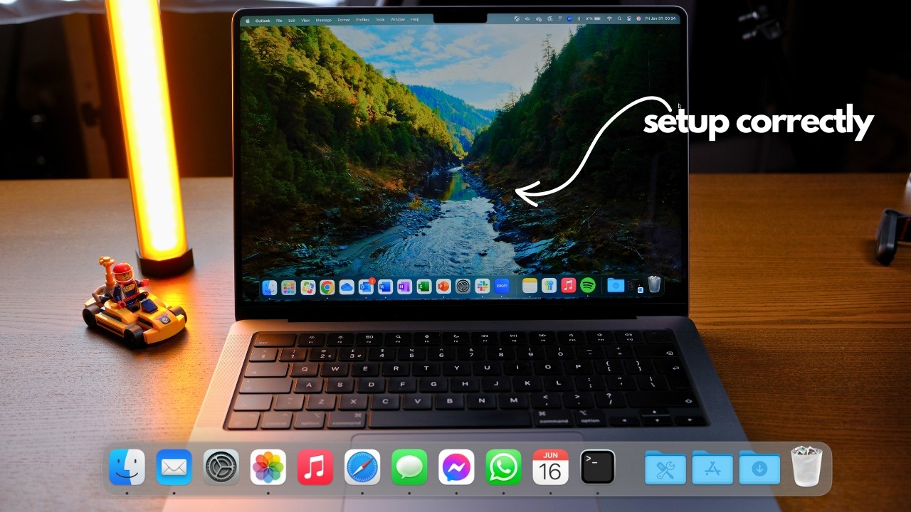 Setting up a MacBook Pro for Work - YouTube