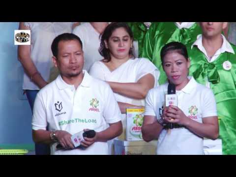 Randeep Hooda , Mary Kom & Onler Kom At Launch Of 'Be The Change'  2