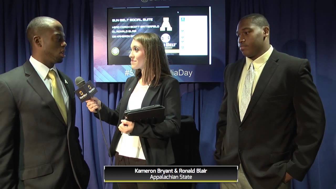 Sun Belt Social Suite - Appalachian State QB Kameron Bryant and DL ...