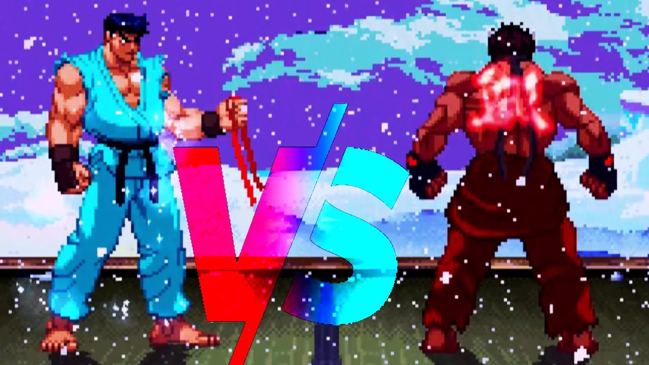 Ice Ryu VS Kage Mugen StreetFighter - YouTube