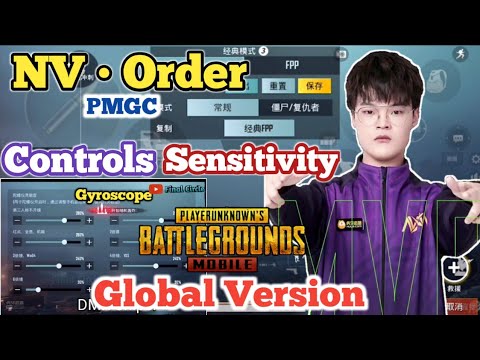 Nv Order Controls & Sensitivity for PMGC • Order Pubg Mobile Global Version Gameplay - YouTube