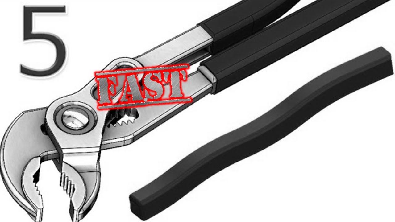 5F- Project 4| Pipe Wrench | SolidWorks Fast 3D modeling Tutorial ...