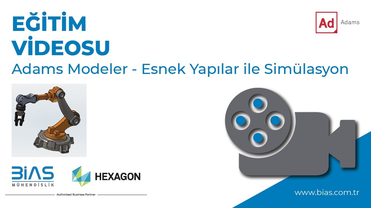 Adams Modeler - Esnek Yapılar ile Simülasyon - YouTube
