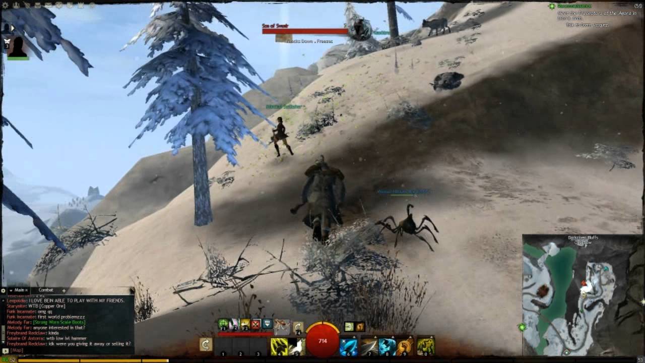 Guild Wars 2: Wayfarer Foothills Vista Guide Commentary - YouTube