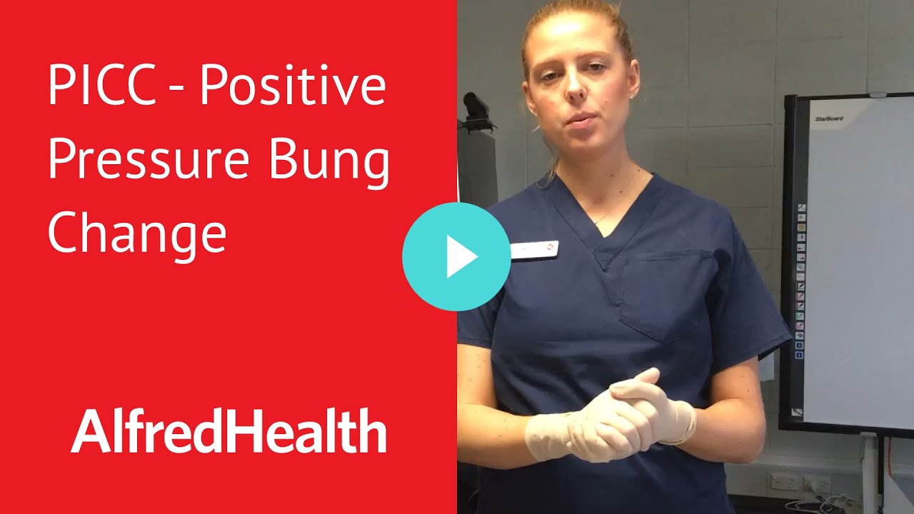 PICC - Positive Pressure Bung Change - YouTube