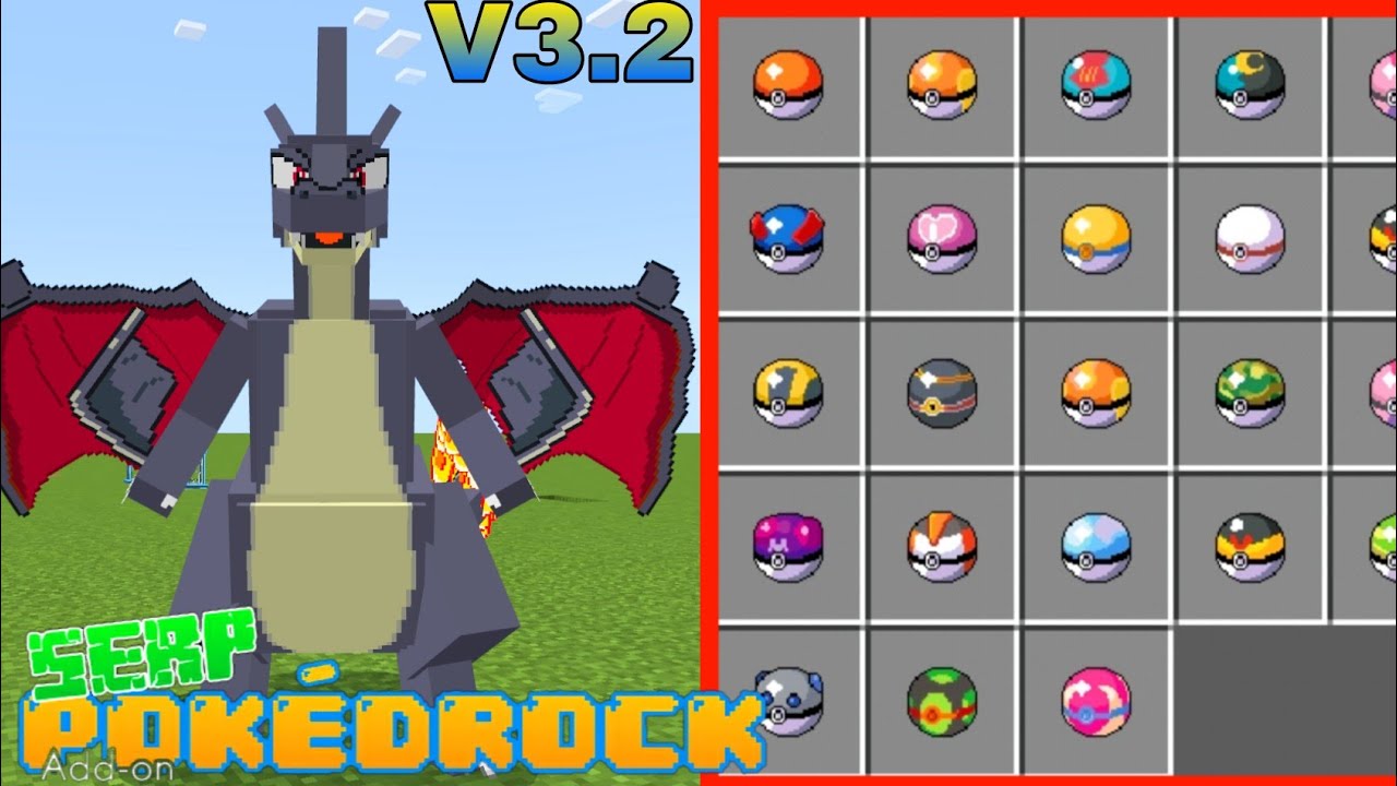 ATUALIZOU!!! ADDON POKEMON SERP V 3.2 COM REBOOT E ITENS TUDO NO ...