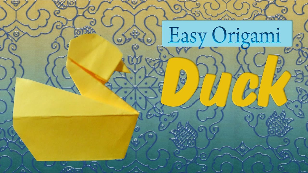 Easy Origami Duck Tutorial Henry Ph m YouTube Easy Origami Duck Tutorial Henry Ph m YouTube