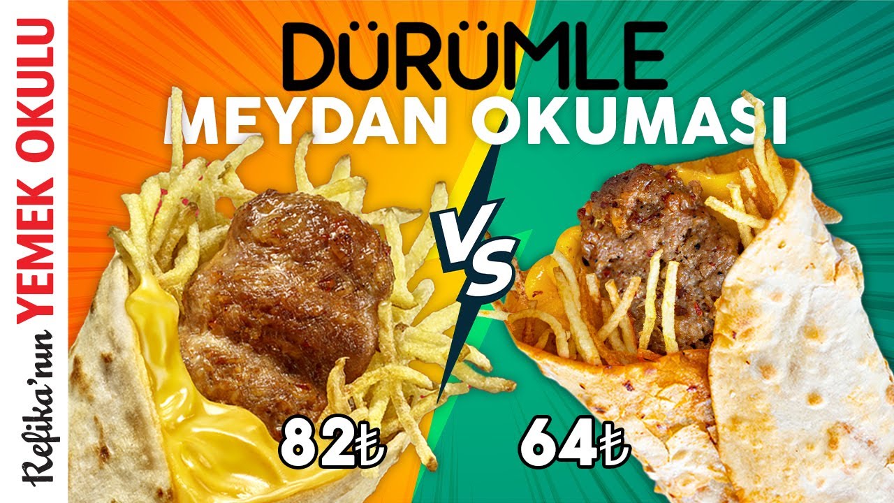 82₺⚔️64₺ Dürümle Adana Dürüm (Challenge) Meydan Okuması 🌯 Evde ...