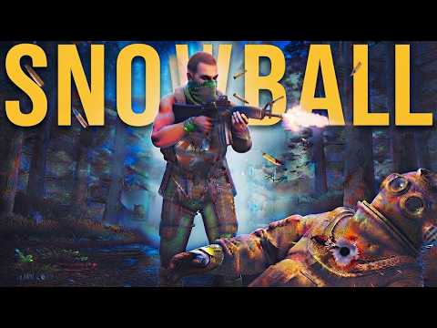 YERDEN BULDUĞUM YARI OTOYLA THOMPSON KATLADIM! 🔥 | RUST SNOWBALL