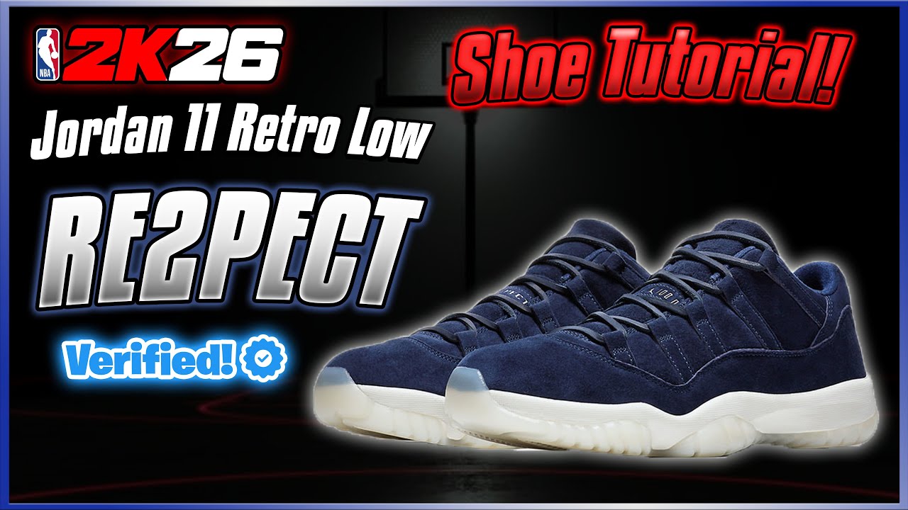 NBA 2K26 Shoe Creator - How To Make Jordan 11 Retro Low Derek Jeter ...